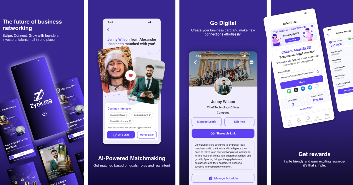 Zynk by PitchMatter | Professional Networking & Business Matchmaking ...